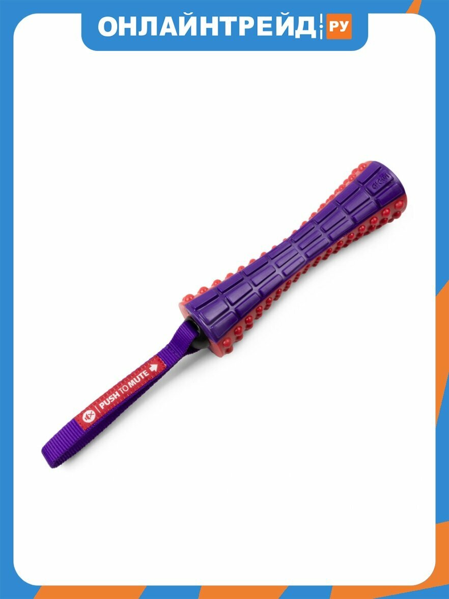 Игрушка для собак Gigwi Push to mute Johnny Stick Палка с отключаемой пищалкой 20.5X5.5X5.5 см.