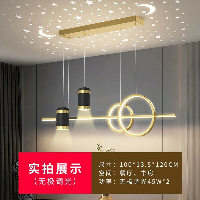 Люстра для роскошного ресторана Zhongshan Lighting LED, люстра для спальни, простая современная люстра для столовой, бар, интернет-фamous Meal