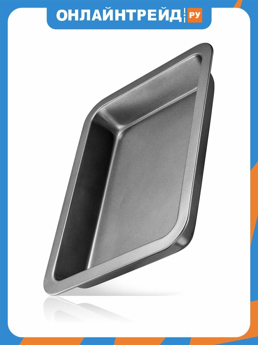 Противень Regent Inox Linea EASY, глубокий, 38х27х4,8 см