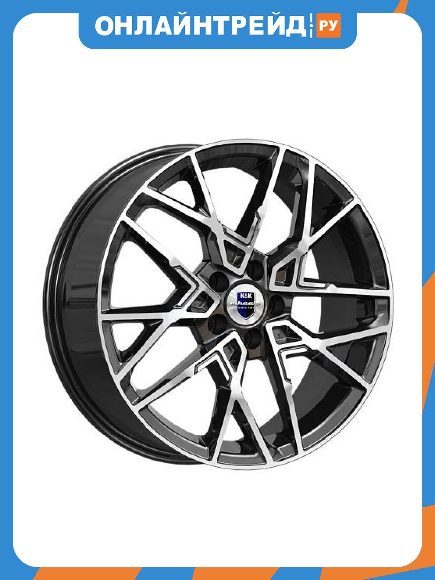 Диск K&k Вудроф (КС1044) 7x18 5/108 ET41 D59.6 алмаз чёрный (Арт.83581)