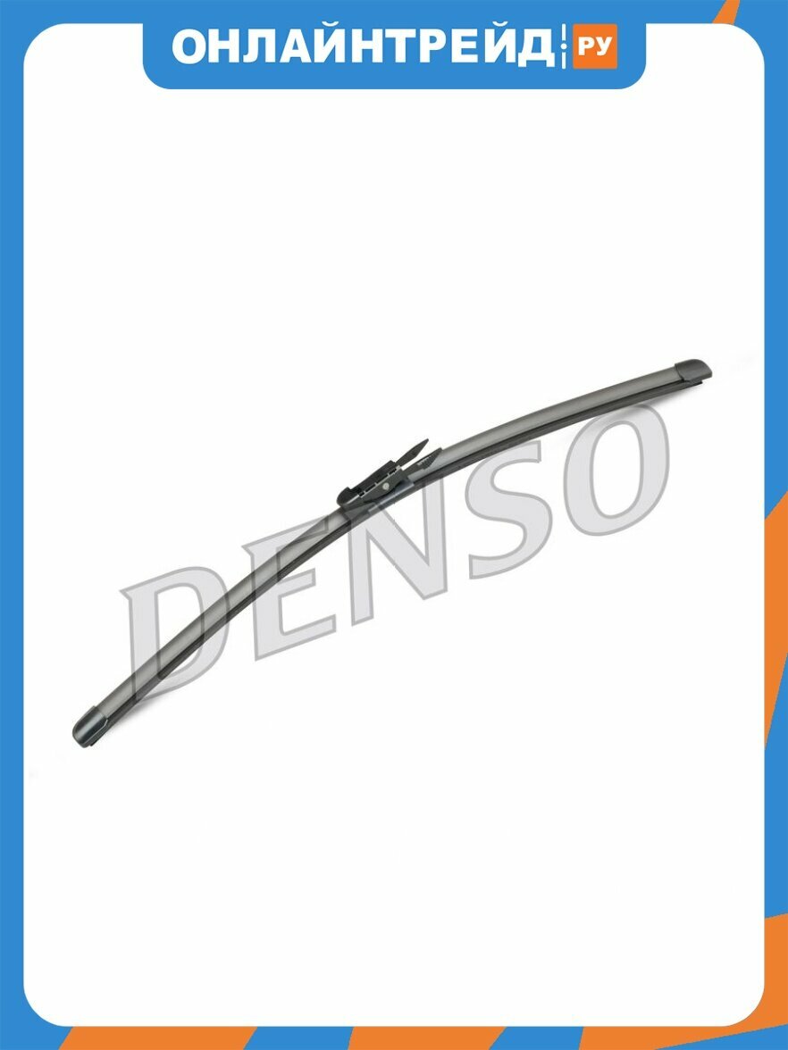 Щетка стеклоочистителя комплект Denso Flat Blade бескаркасная, 500/500мм, 2 шт, DF-034