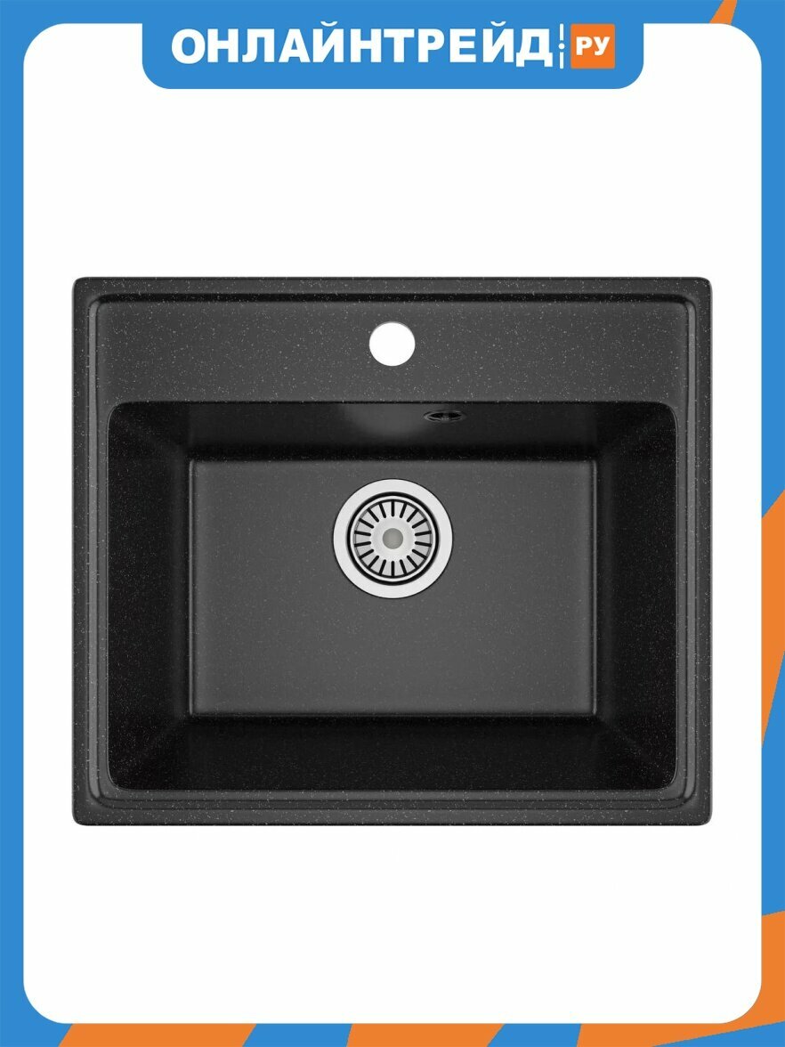 Maretti Кухонная мойка Kitchen KT490-BL, черный