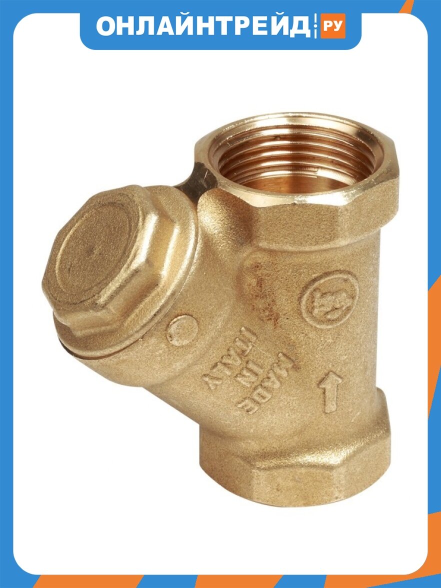 Фильтр грубой очистки Giacomini R74A, 3/4", В, PN, бар-16, T°C -110, латунь