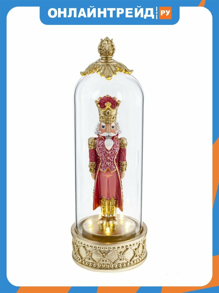 Фигурка декоративная Remeco Collection с подсветкой "Щелкунчик " 11,5х11,5х34,5 см 812646