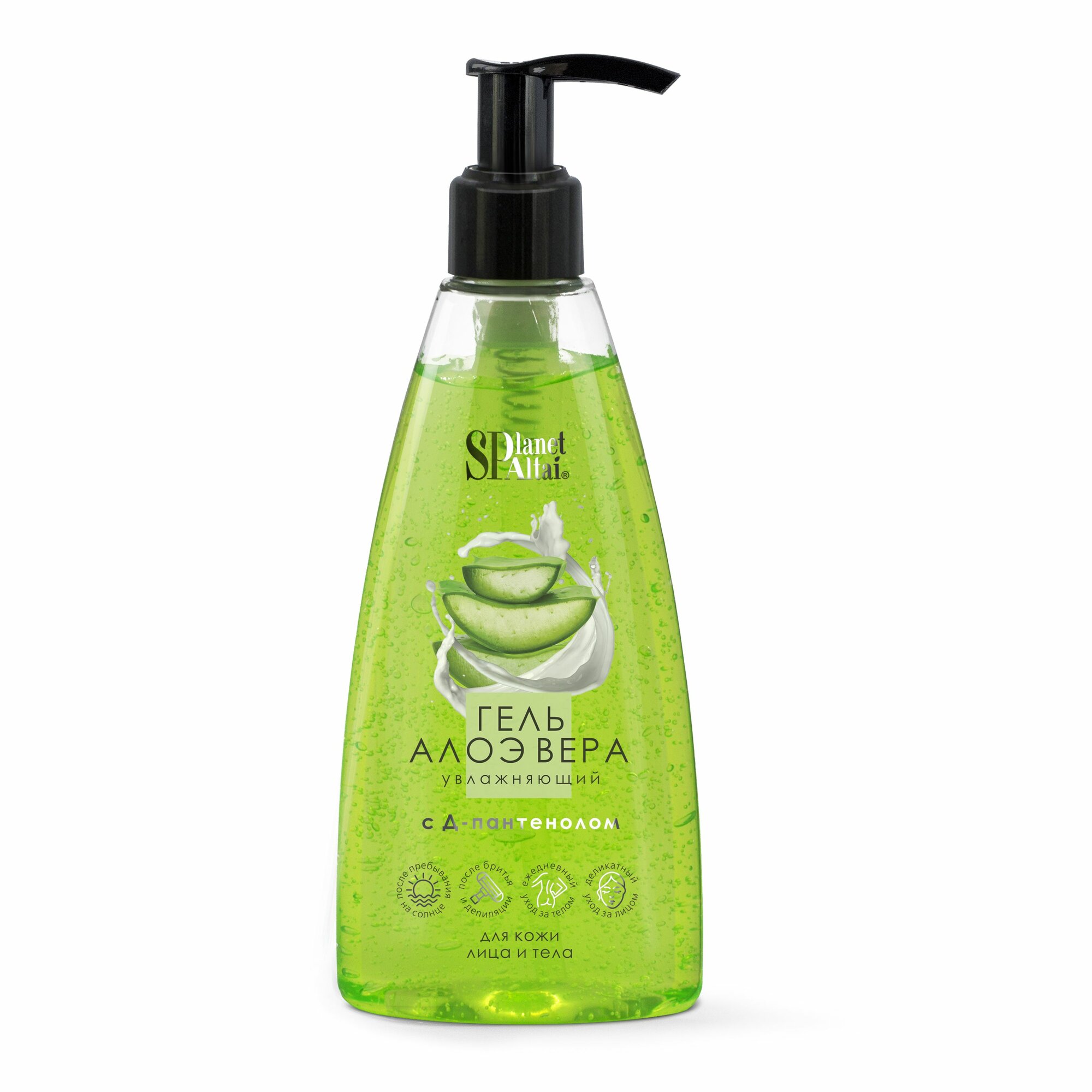 Гель Алоэ вера для лица и тела, Planet SPA Altai, 250мл.