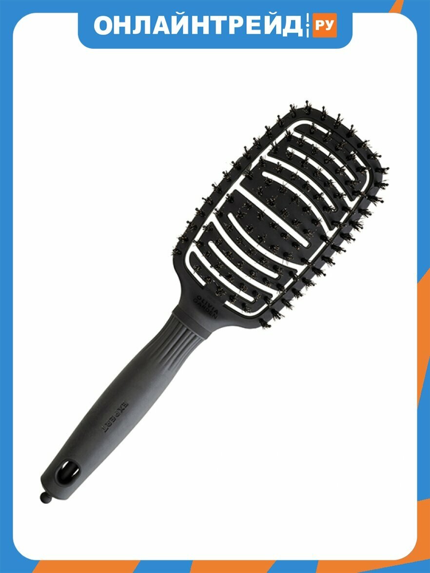 Щетка для волос Olivia Garden EXPERT CARE FLEX Boar & Nylon Bristles Black Label