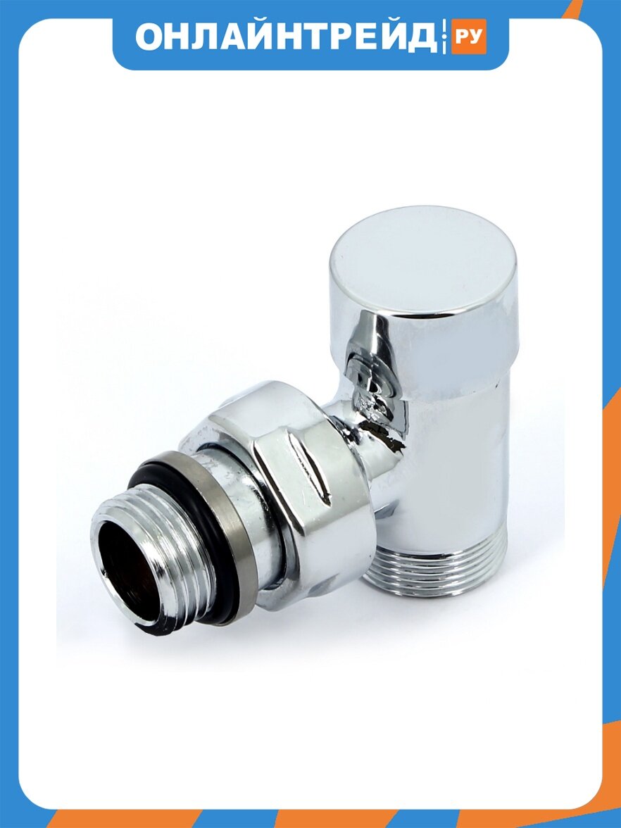 Вентиль Carlo Poletti НН 1/2" х М24 х 19 хромированный, Compact