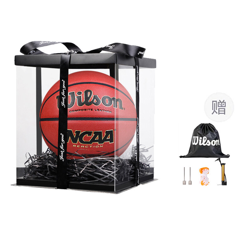 Баскетбольный мяч унисекс Wilson NCAA Collection 2014601 Pu Brick Red, Size 7