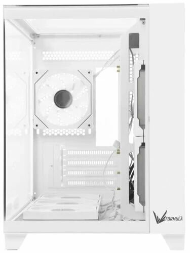 Компьютерный корпус Formula V Line Crystal Z9ML Floe (CRYSTALZ9MLFLOE) белый - Mini Tower, Micro-ATX, USB 3.2 Gen 1 Type-A