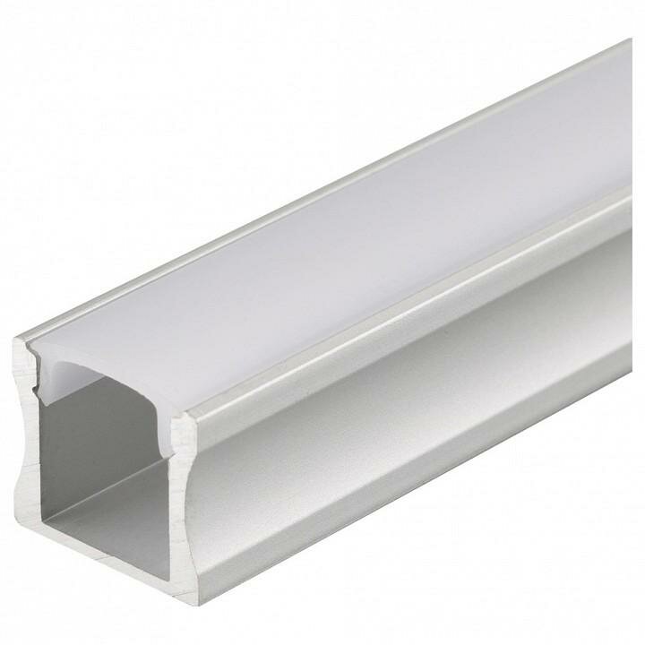 Профиль алюминиевый Arlight ALU-SLIM-H15-2000 ANOD FROST 018246 цвет серый
