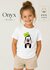 Футболка ONYX PRINTS, размер 134, белый