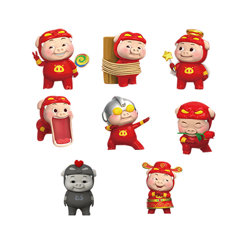 Коллекционная фигурка унисекс TOP TOY GG BOND Piggy The Hero, Full Box 6 шт.