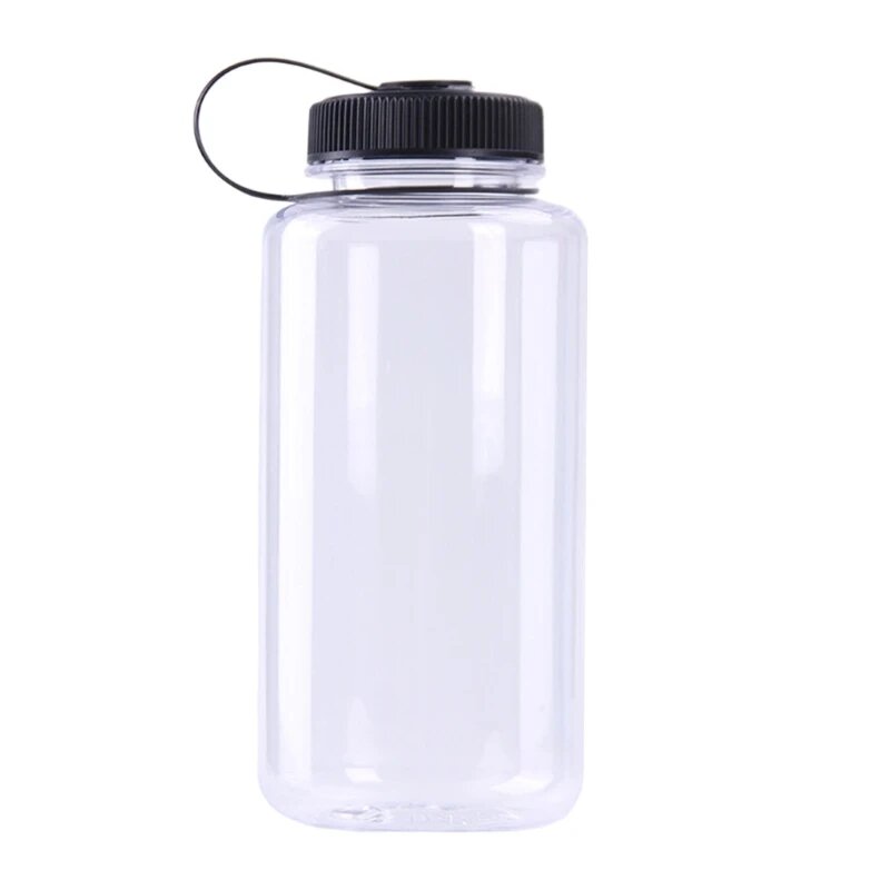 Бутылка для воды 1000 мл, Белый, Transparent