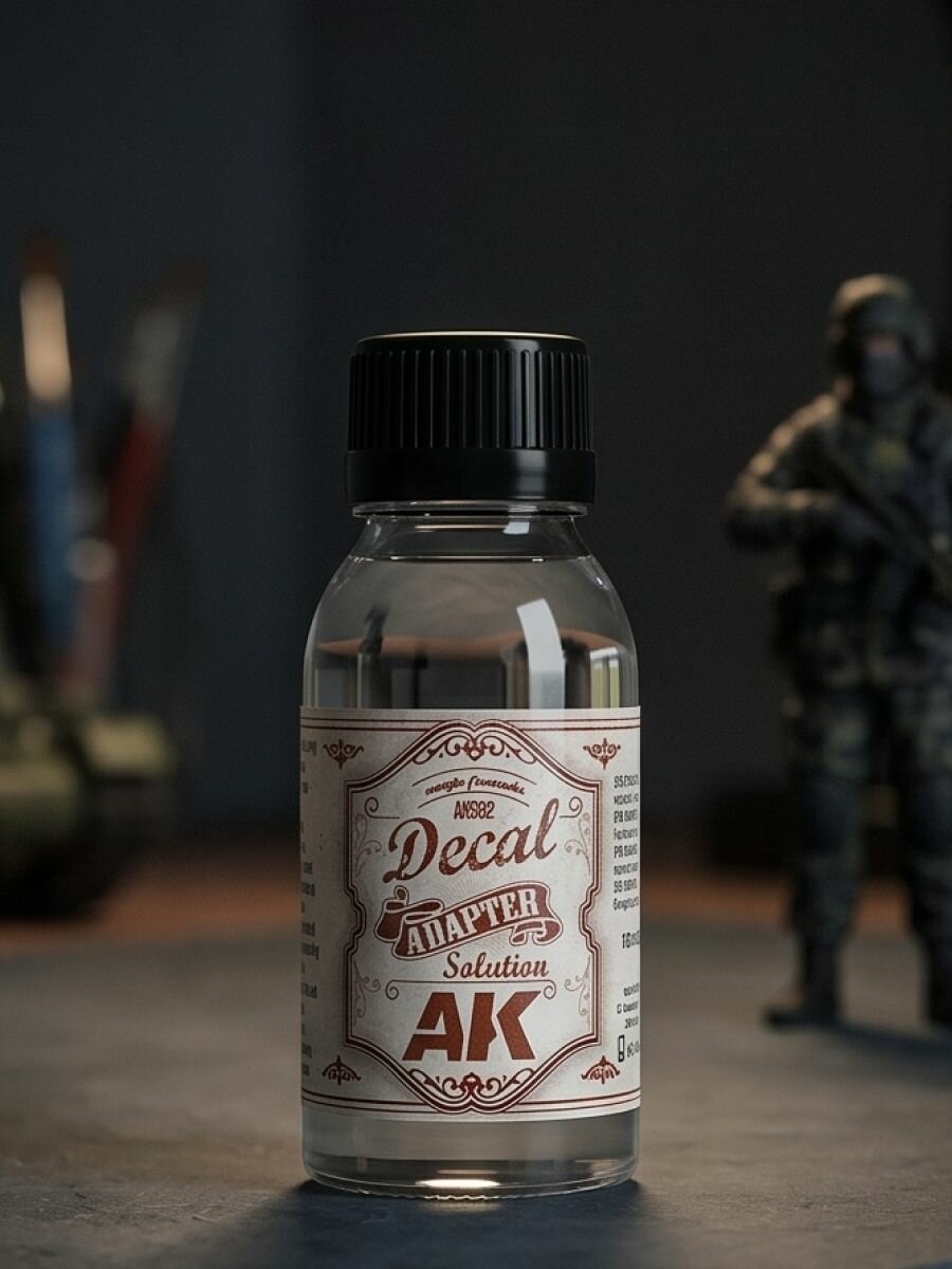 Жидкость для усадки декалей AK Interactive Decal Adapter Solution 100ml — фото 1