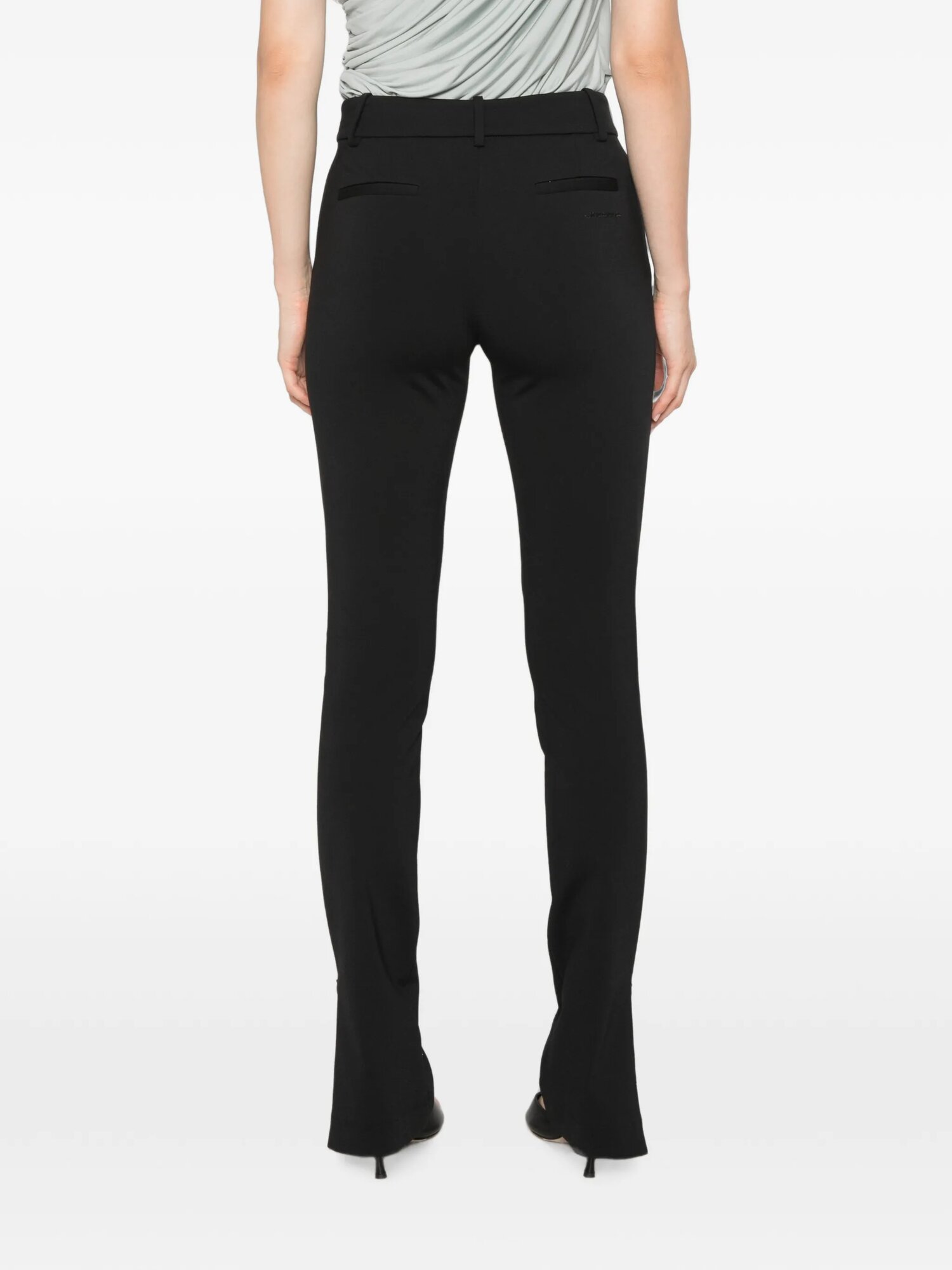 Брюки Ermanno Firenze Zip-hem slim-fit trousers, размер 48 — фото 1