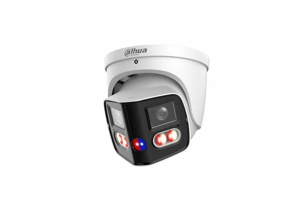 Камера видеонаблюдения Dahua DH-IPC-PDW31259P-A180-E2-AS-PV-0280B IP 2x6Мп с ИИ, PoE и микрофоном
