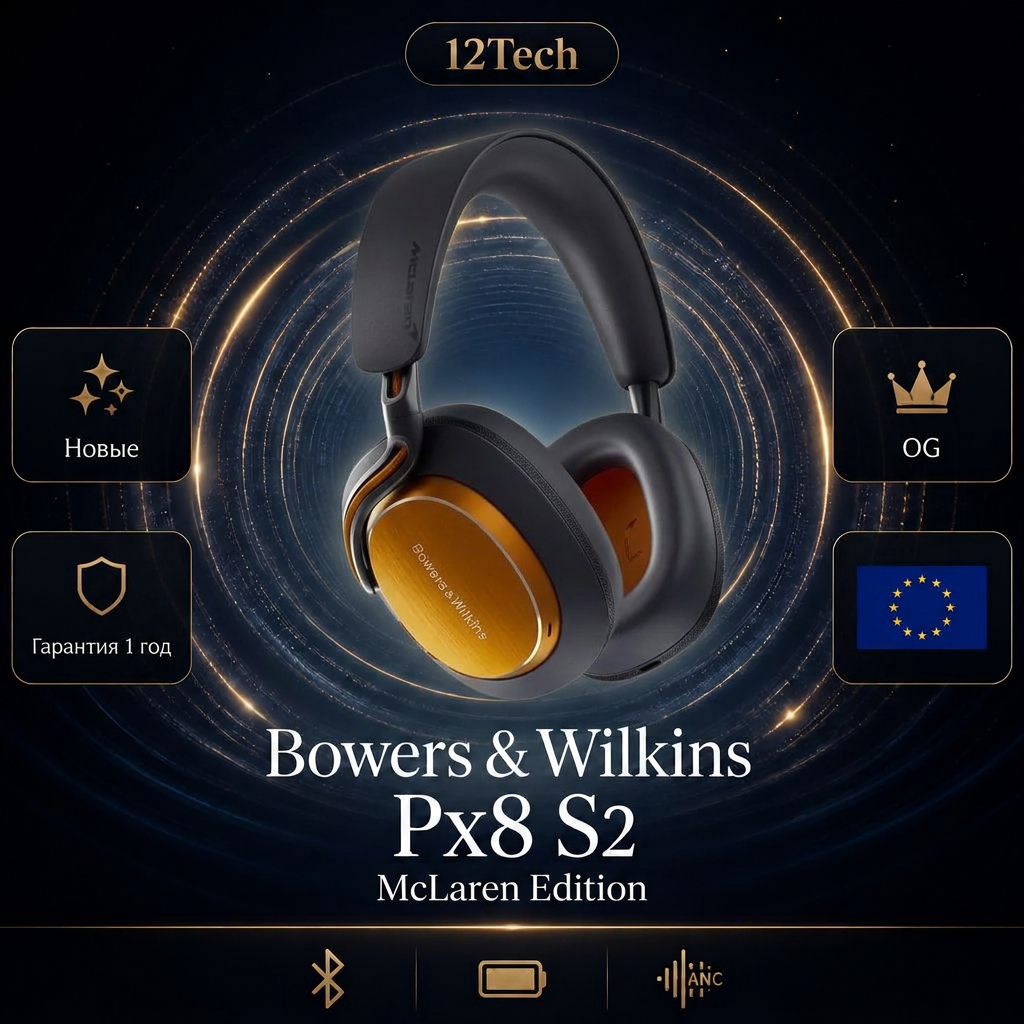 Беспроводные наушники Bowers & Wilkins Px8 S2 Mclaren Edition