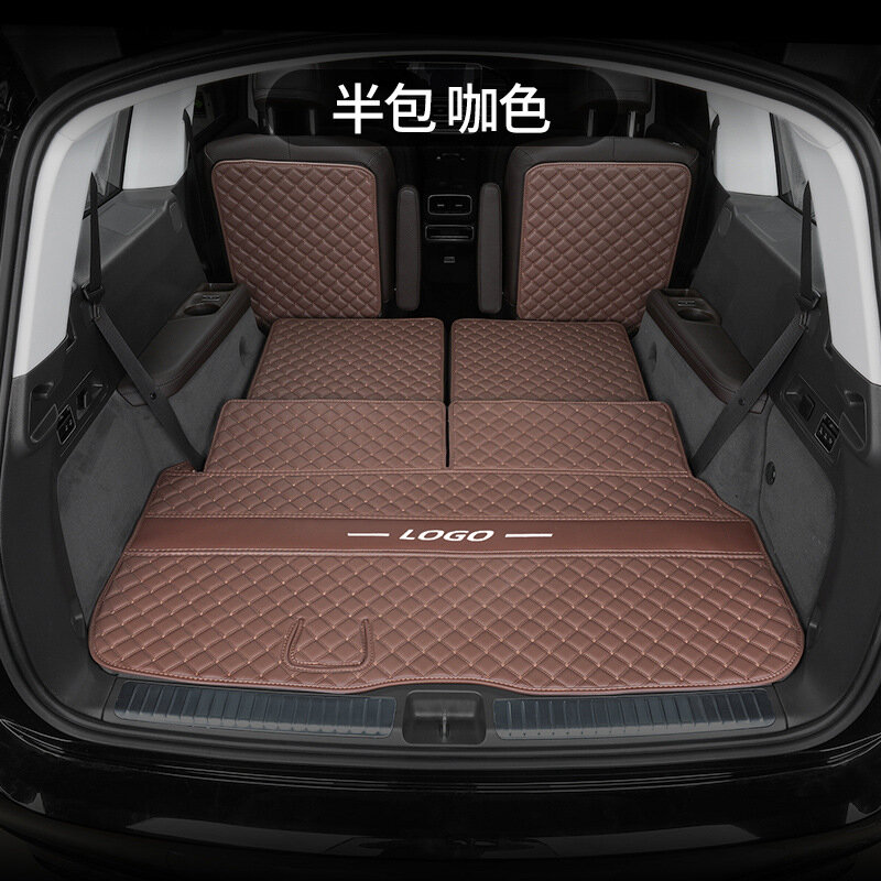 Оригинальный коврик для багажника Mercedes-Benz GLS-Class 2024 частичная защита бежевый для 7-местного внедорожника