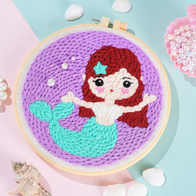 Русский стиль ручной вышивки Pearl Beauty набор для крестиковой вышивки DIY, без иголки, для пар, готовый к