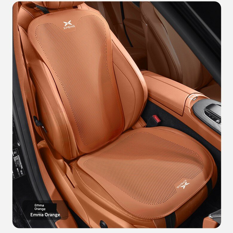 XPeng Оранжевый Ema Ультратонкий Дышащий Сиденье Автомобиля для M03/P5/G6/P7+/G9/G7/G3 Одиночный Набор