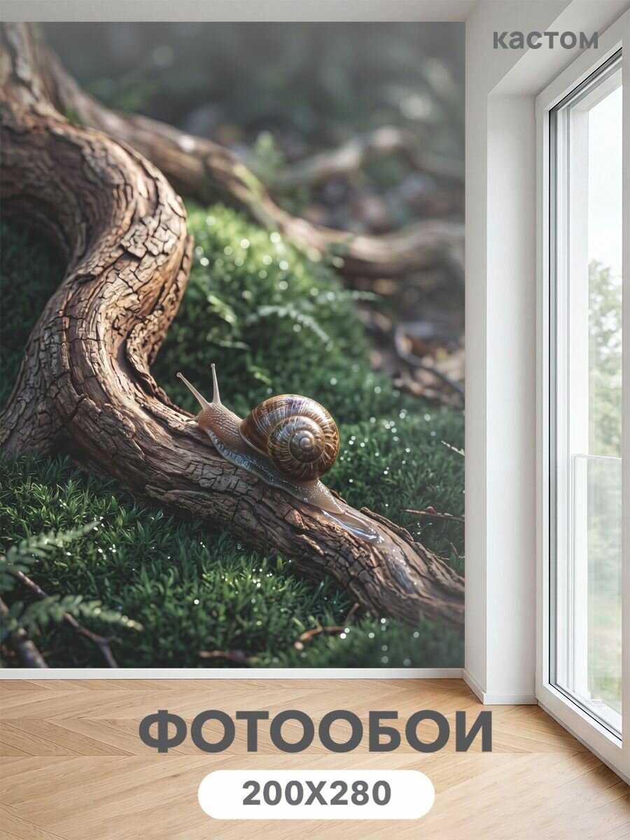 Фотообои на стену флизелиновые 3d Лес 200х270 см