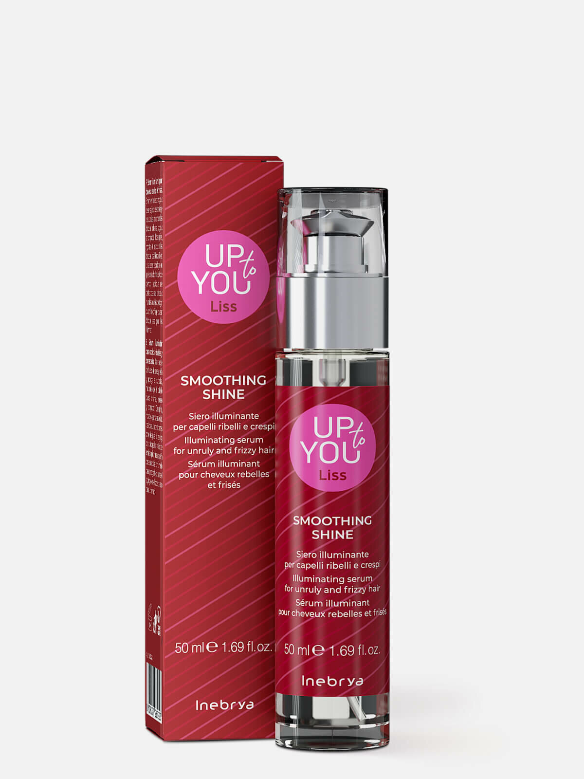 Сыворотка разглаживающая для пушащихся и непослушных волос Inebrya Up To You Liss Smoothing Shine, 50 мл