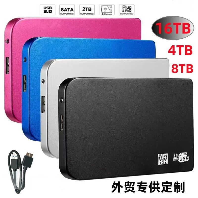Портативный USB 3.0 SSD 1 ТБ Синий - Высокоскоростное внешнее хранилище для ноутбука, ПК и мобильных устройств