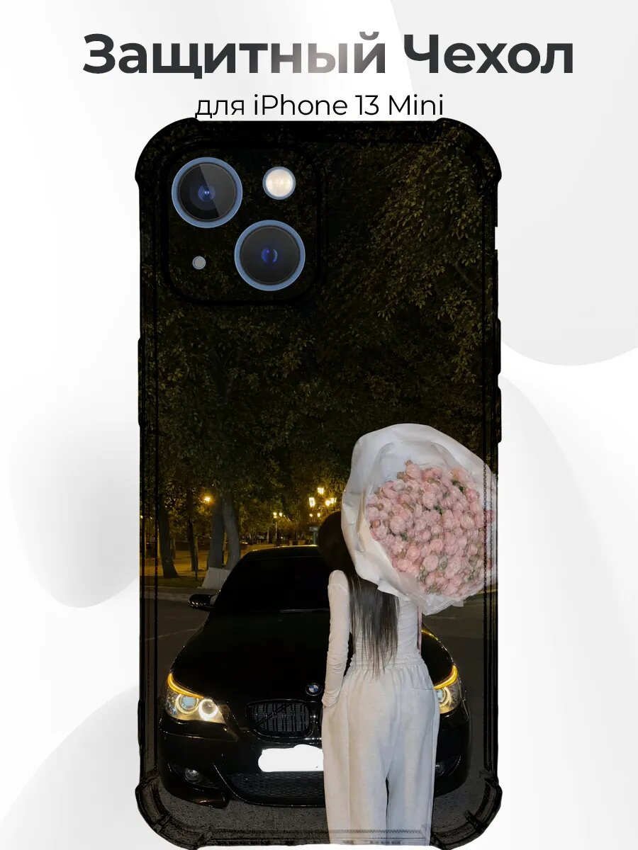IPhone 13 Mini BMW E60 с букетом