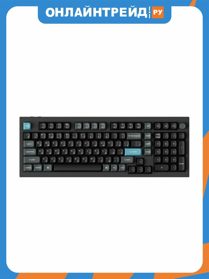 Клавиатура полноразмерная Keychron (96%) механическая Q5 Ultra - 3 типа подключения, 102 клавиши (Q5U-M1-RU)