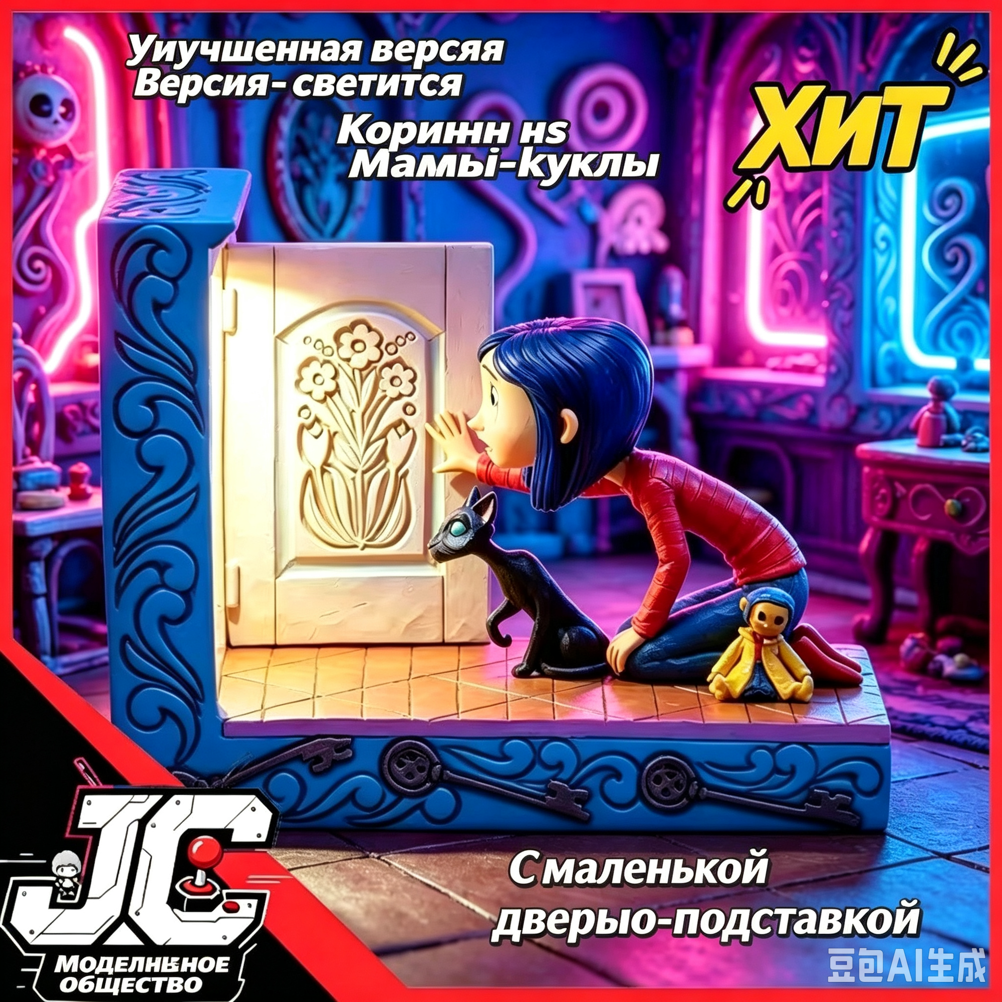 Призрачная мама. Кэролайн: «Фигурки, настольные украшения, светящиеся двери, подарки на день рождения!