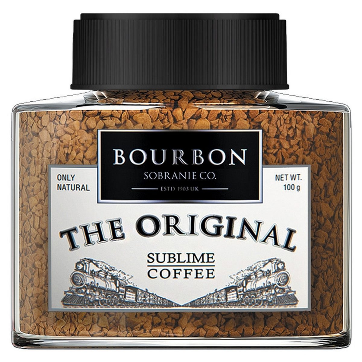 Кофе растворимый BOURBON THE ORIGINAL стеклянная банка, 100г, 1шт.