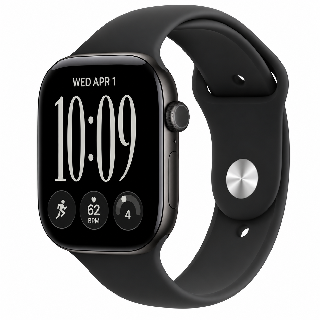 Умные часы Apple Watch S12, 46мм, Black M/L