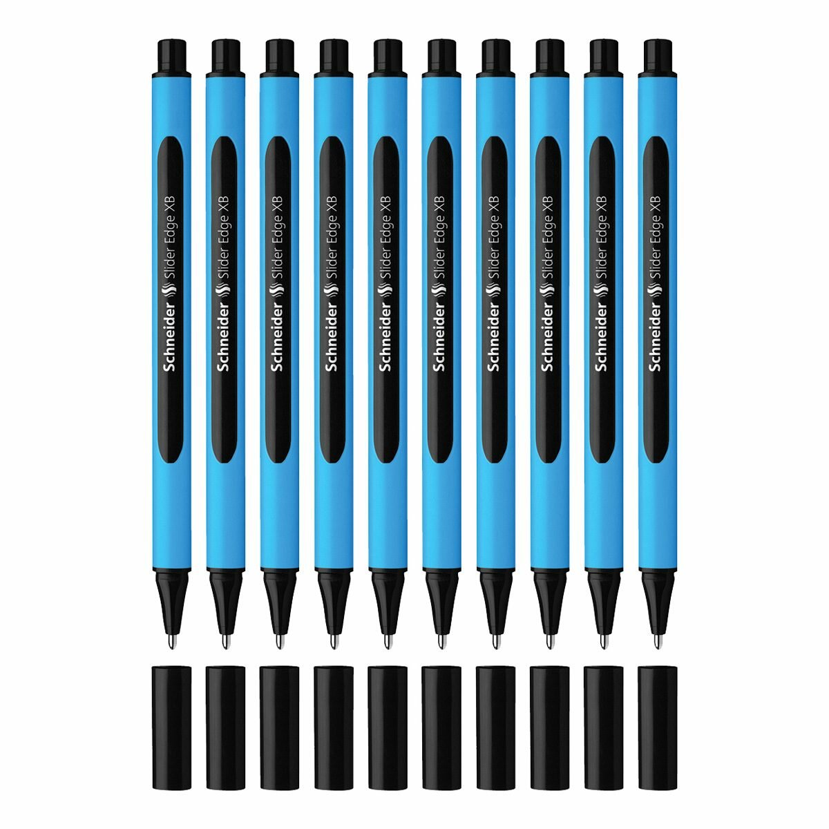 Ручка шариковая Schneider Slider Edge XB (0.7мм, черная, трехгранная) (152201), 1шт.