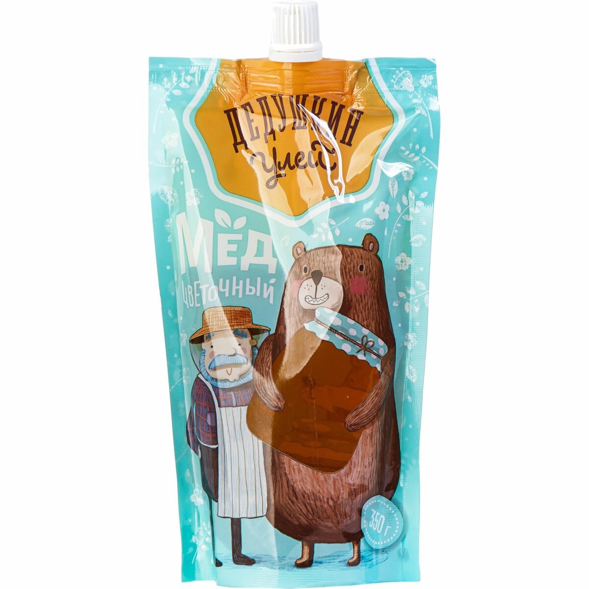 Мед Дедушкин Улей дойпак, 350г (2486327), 1шт.