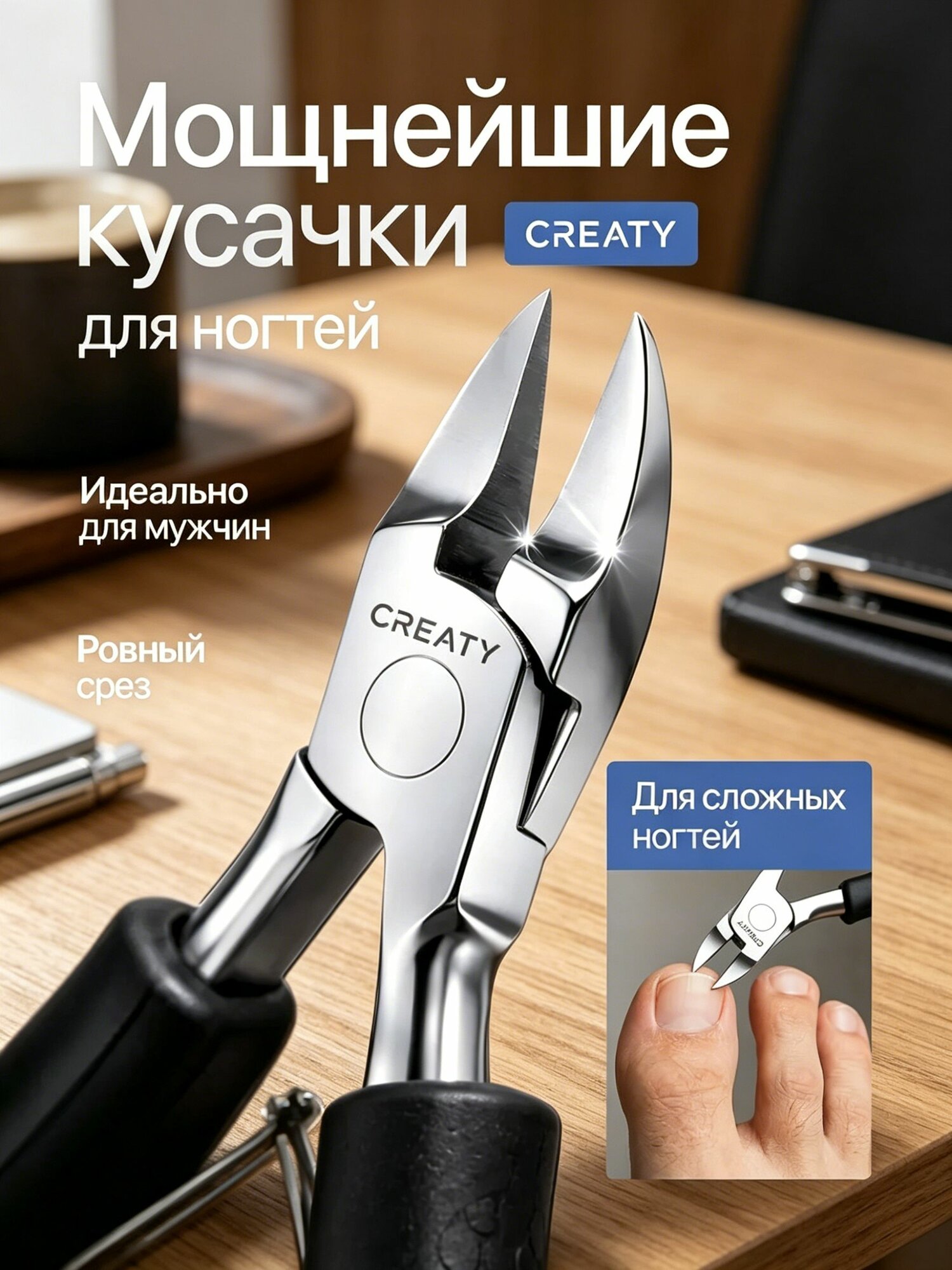 Кусачки для ногтей, кусачки для вросших ногтей на ногах, для педикюра