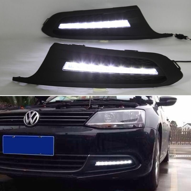 Светодиодные дневные ходовые огни применяется к Volkswagen Jetta VI 2010-2014