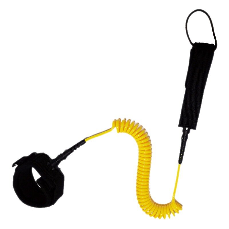 SUP доска, телескопическая, для серфинга, с веревкой для ног, черная