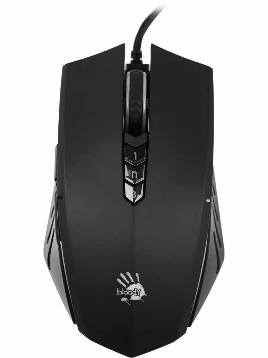 Мышь Bloody A70 черный оптическая 6200dpi USB 8but