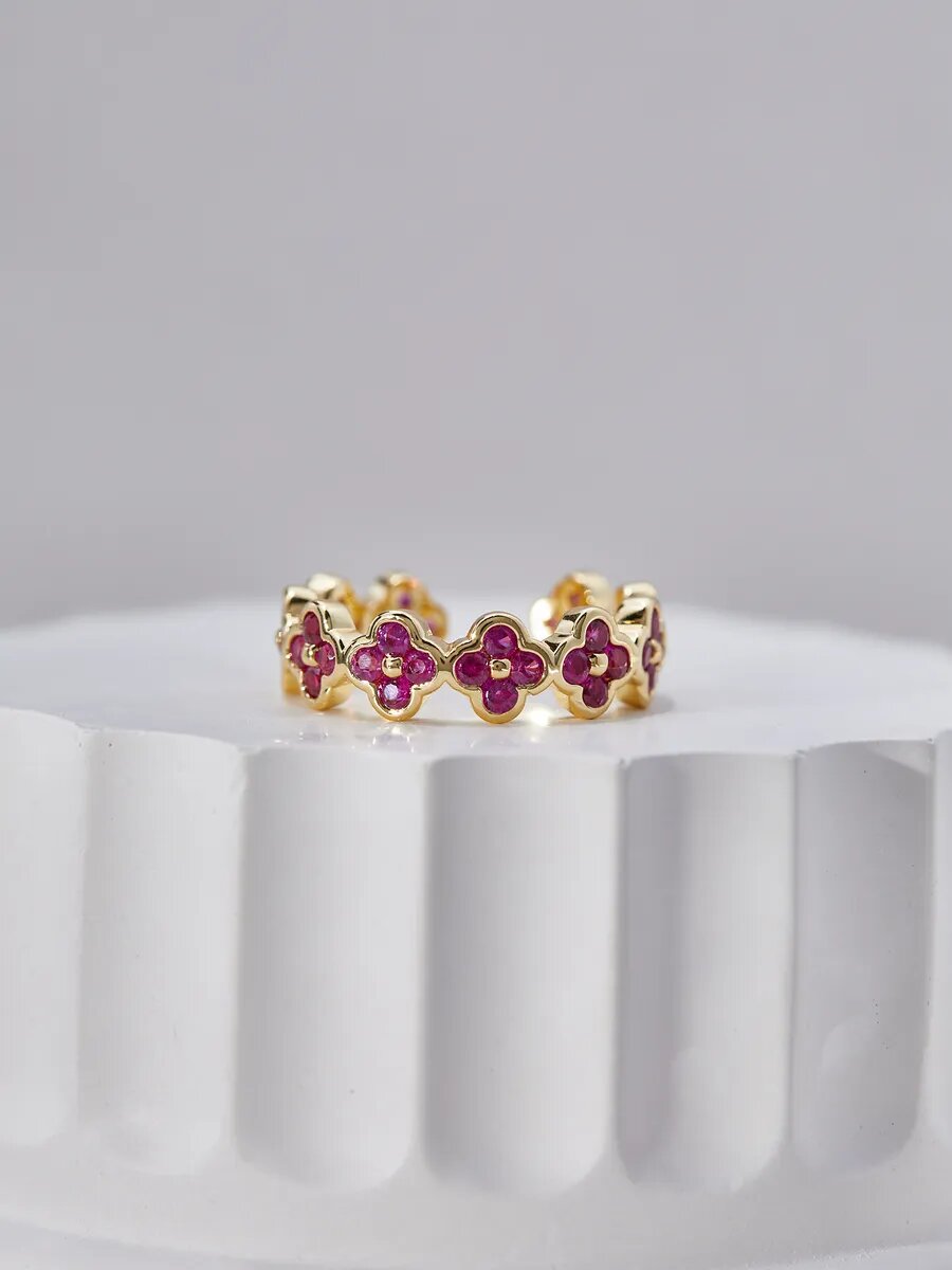 Кольцо обручальное, фианит, циркон, кристалл