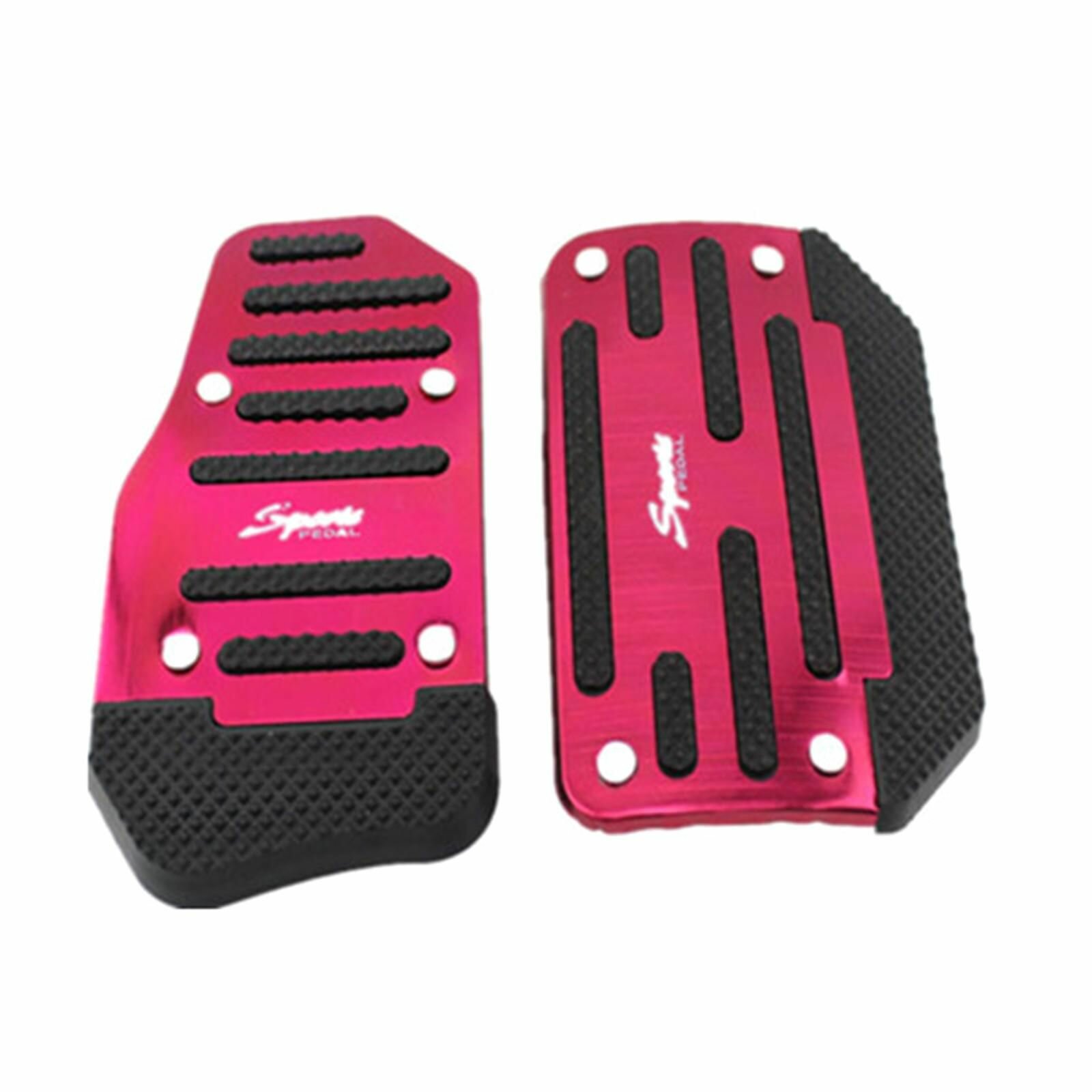 Универсальные металлические педали для авто, красный