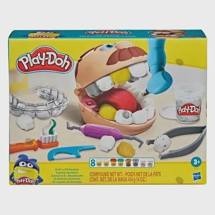 Игровой набор Hasbro Мистер Зубастик / Пластилин Плей-Доll