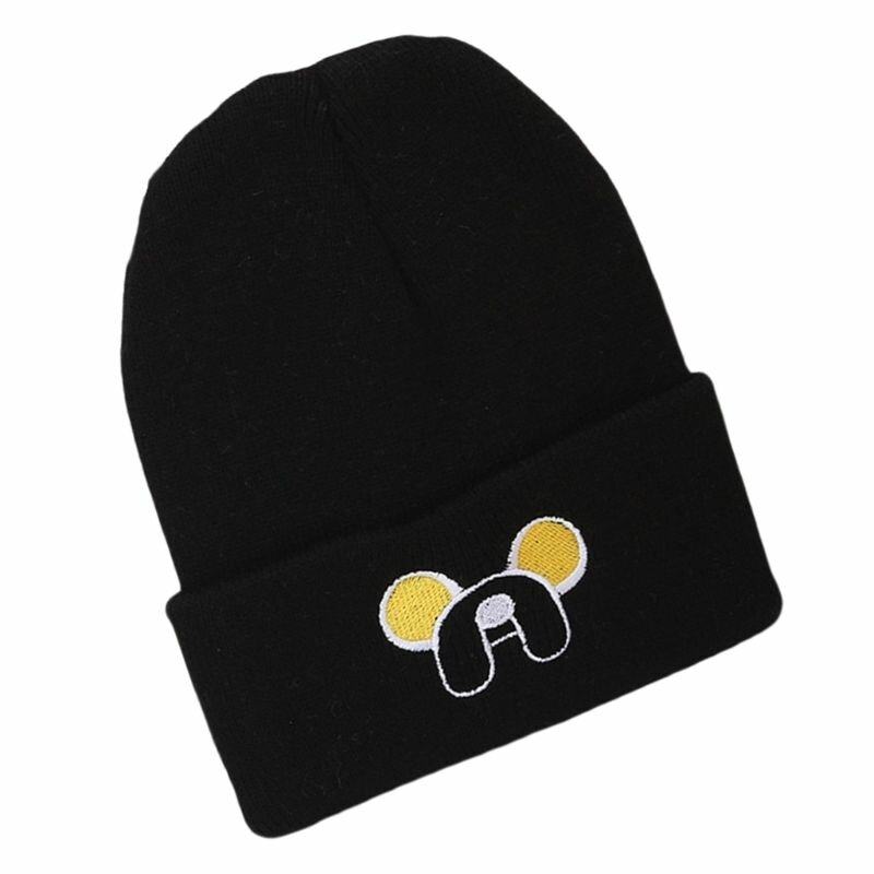 Корейская версия милой мультяшной шляпы для пары-черный