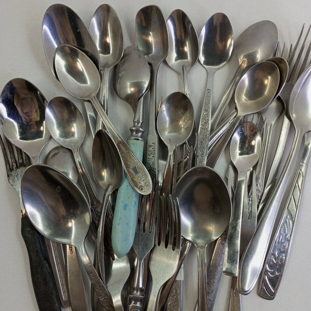 Столовые приборы нержавейка и алюминий в ассортименте. Цена за 1 шт. Винтаж, СССР.