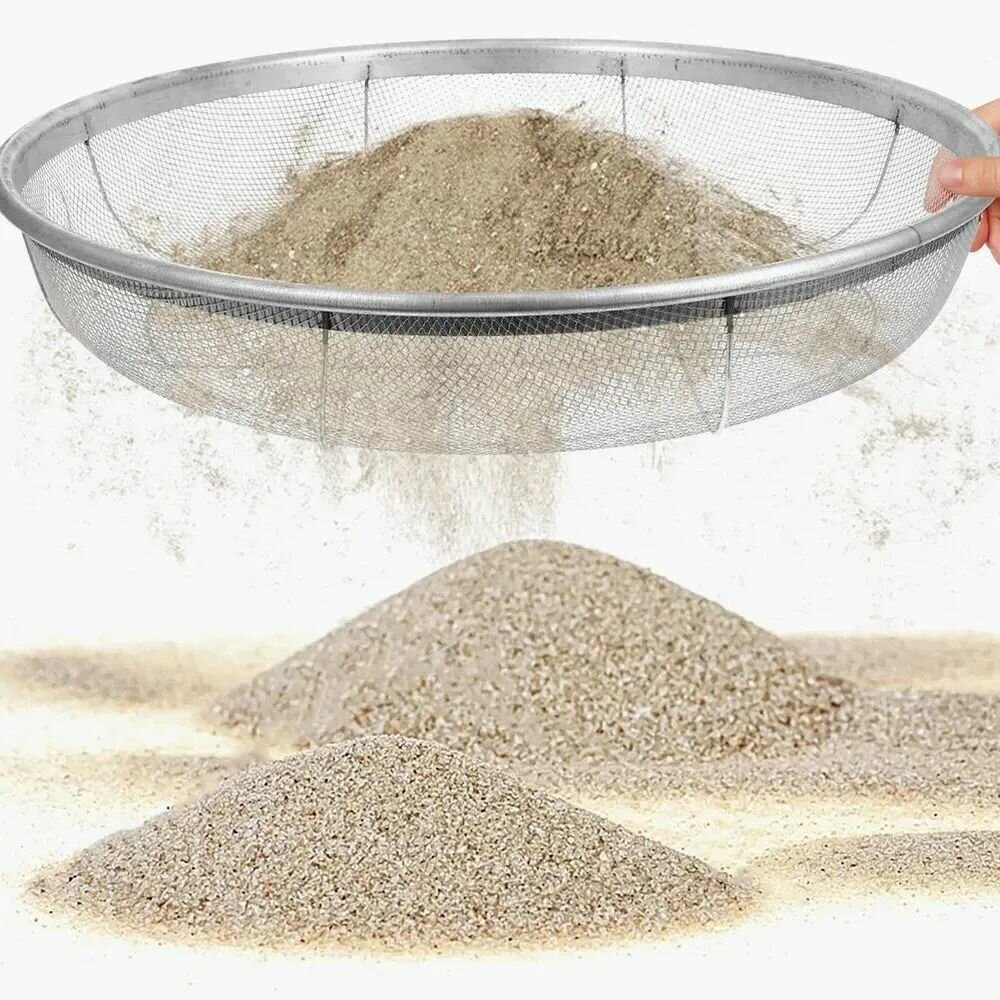 Сито садовое,42х42х7.5см , отверстием 2.5 мм