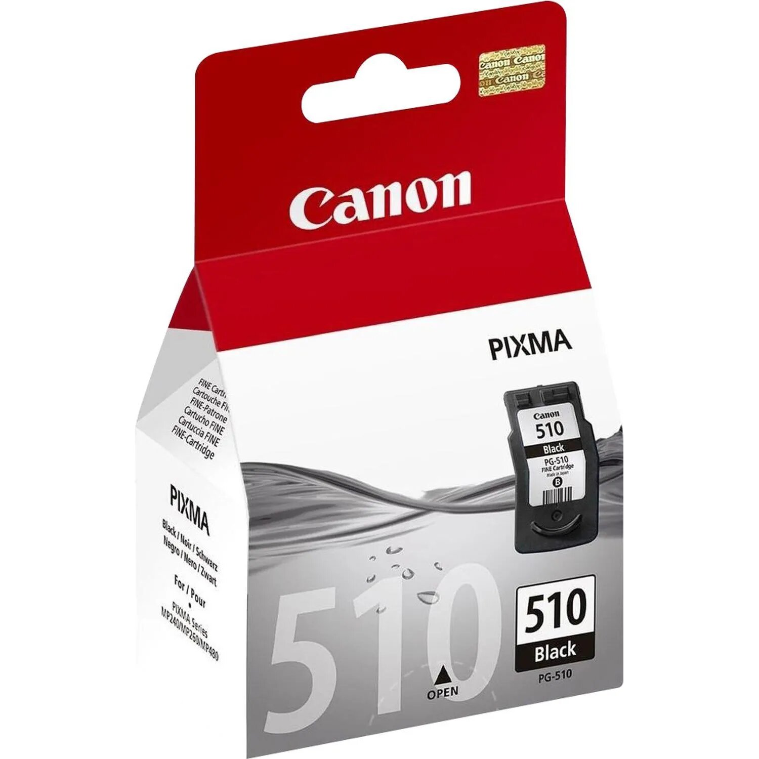 Картридж струйный Canon PG-510 (2970B007) чер для МР240/250/260/270/490/230