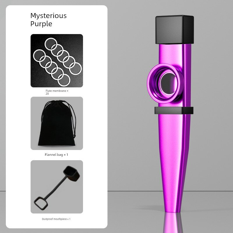 Профессиональный таинственный фиолетовый металлический козуна с 20 мембранами, продвинутый детский инструмент