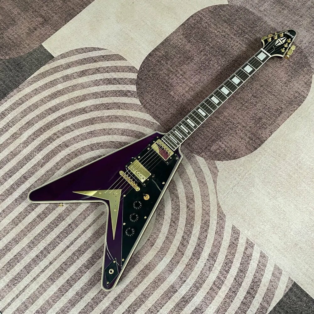 Электрогитара Электрогитара Flying V 6-струнная, корпус Махагони 6-струнная