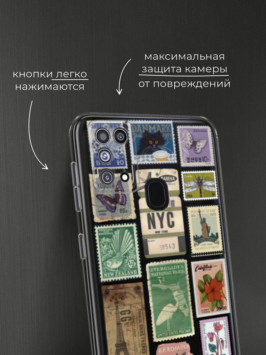 Чехол на Samsung Galaxy M31 / Самсунг Галакси М31 с принтом Марки — фото 1