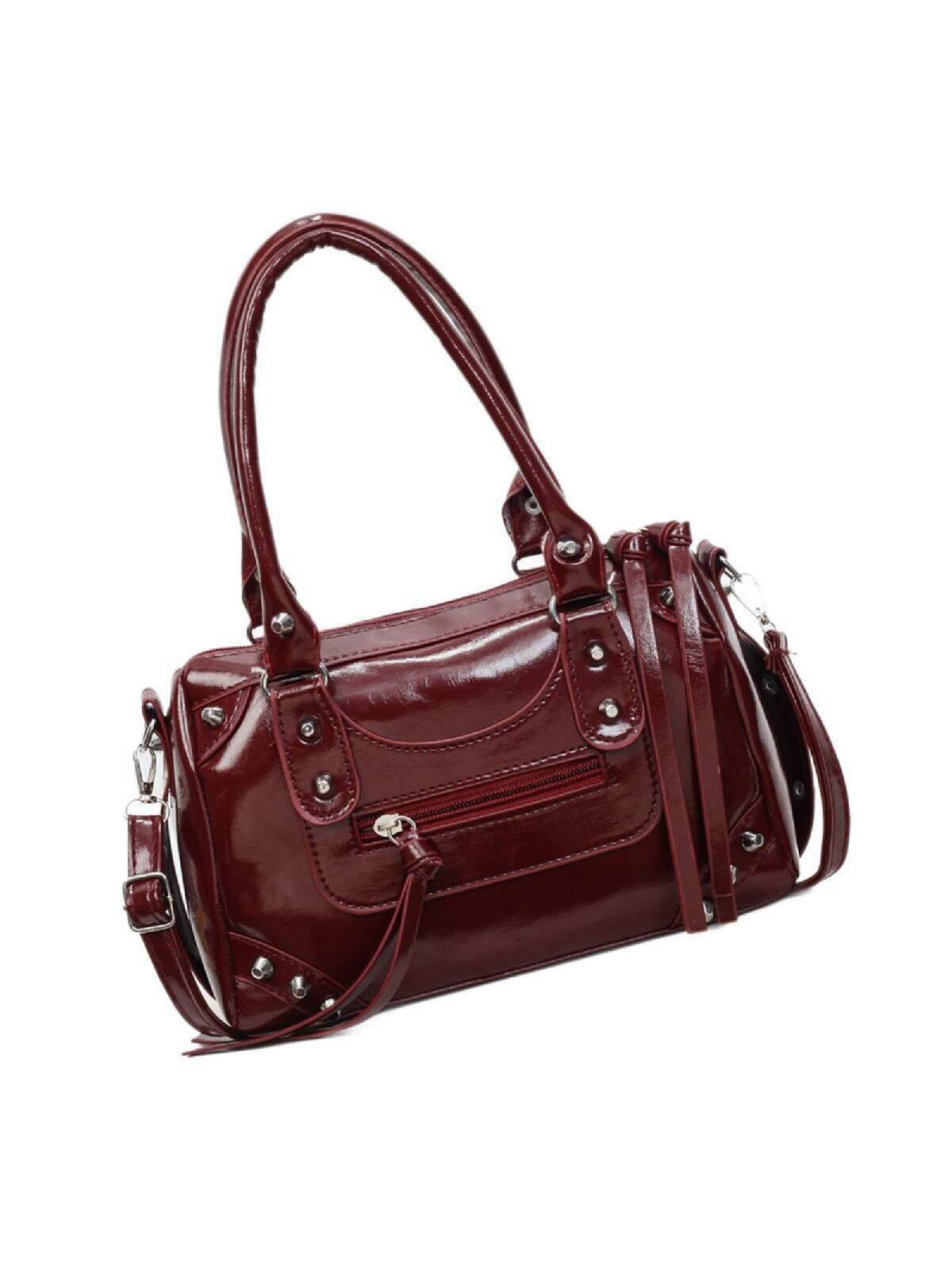 Ретро-сумочка через плечо с верхней ручкой, мягкая сумка Suedes Осень-зима Essential