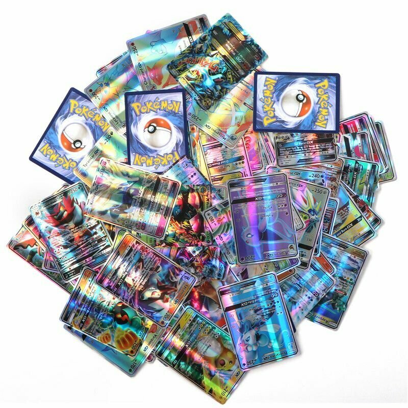 100 штук карточек покемонов из коллекции Пикачу, Pokemon cards